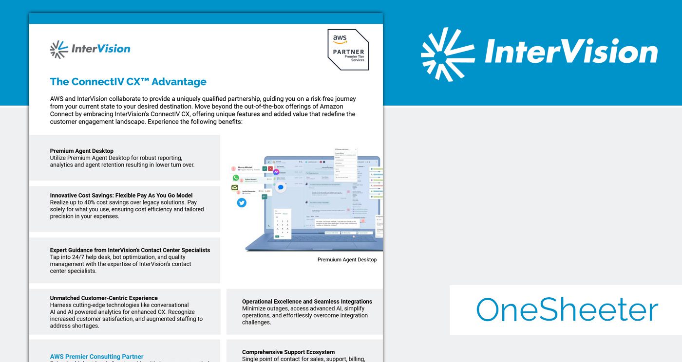 The ConnectIV CX™ Advantage - InterVision Systems